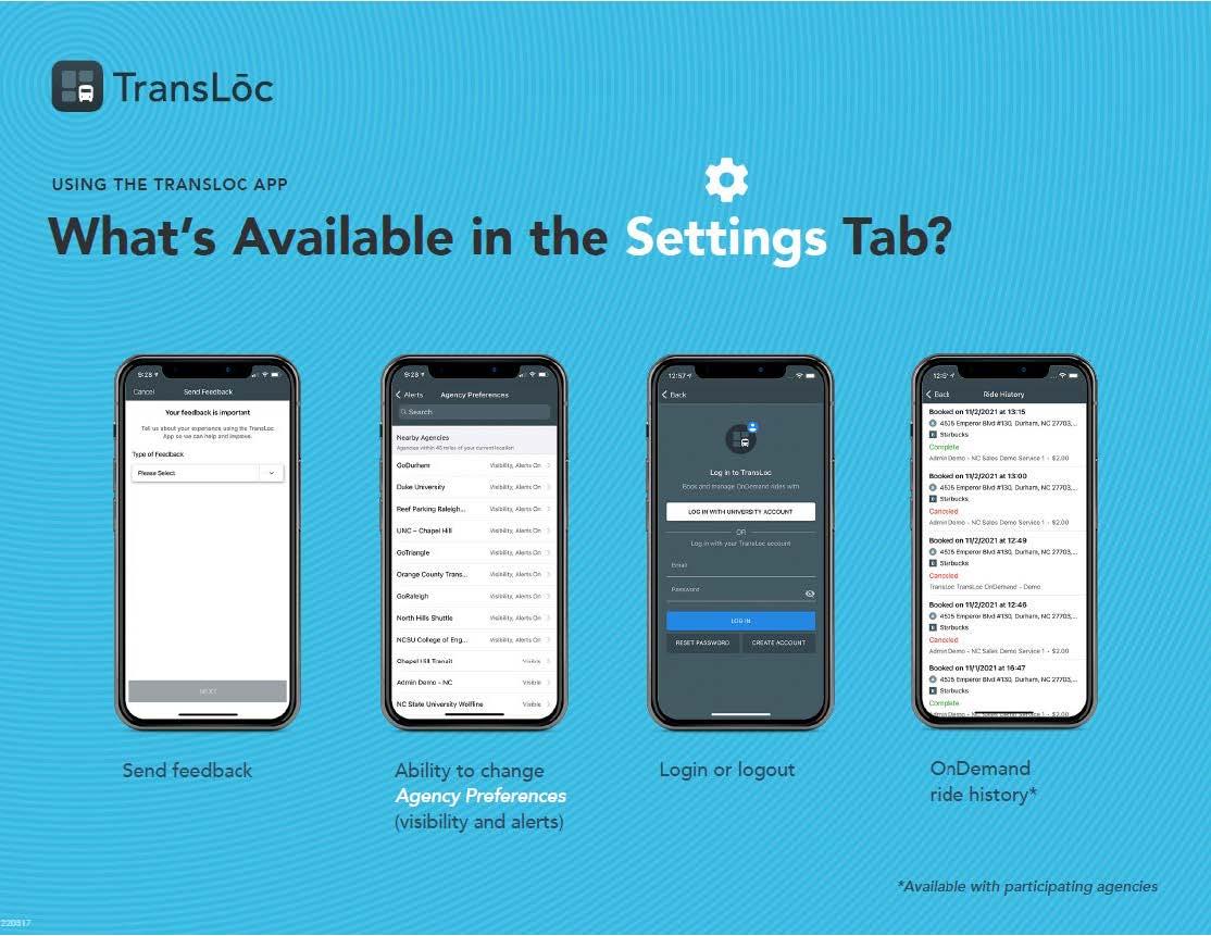 Creating a TransLoc OnDemand Account | Parking & Transportation